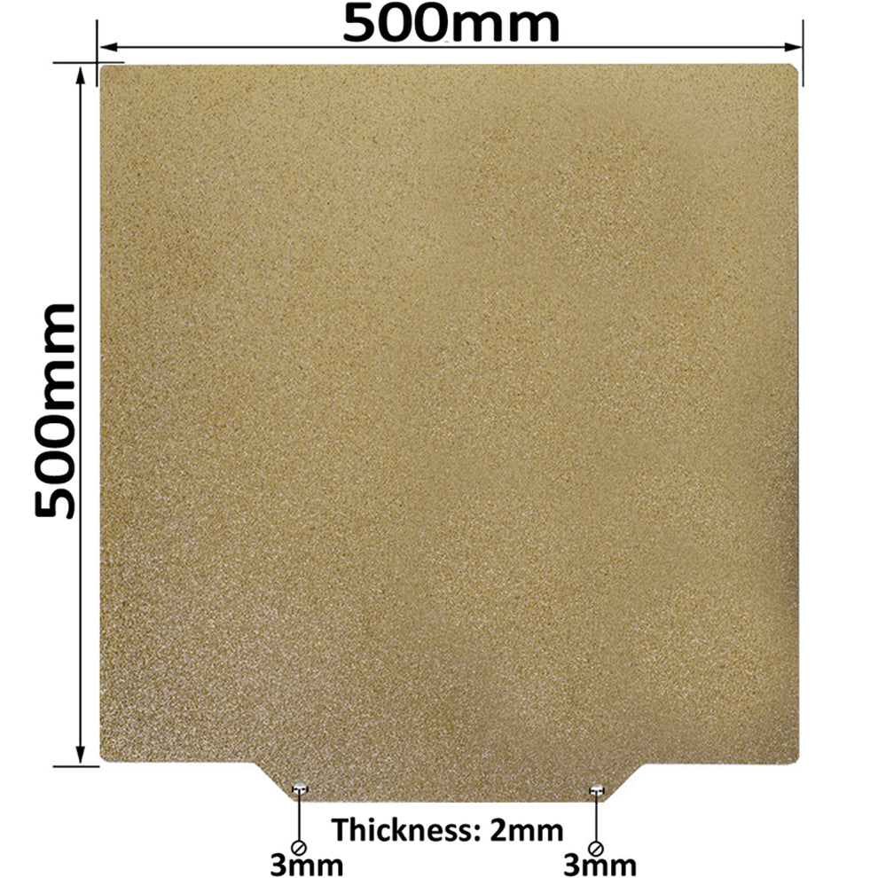 500x500mm PEI Spring Sheet Sticker for 3D Printer – ZONESTAR 3D Printer ...